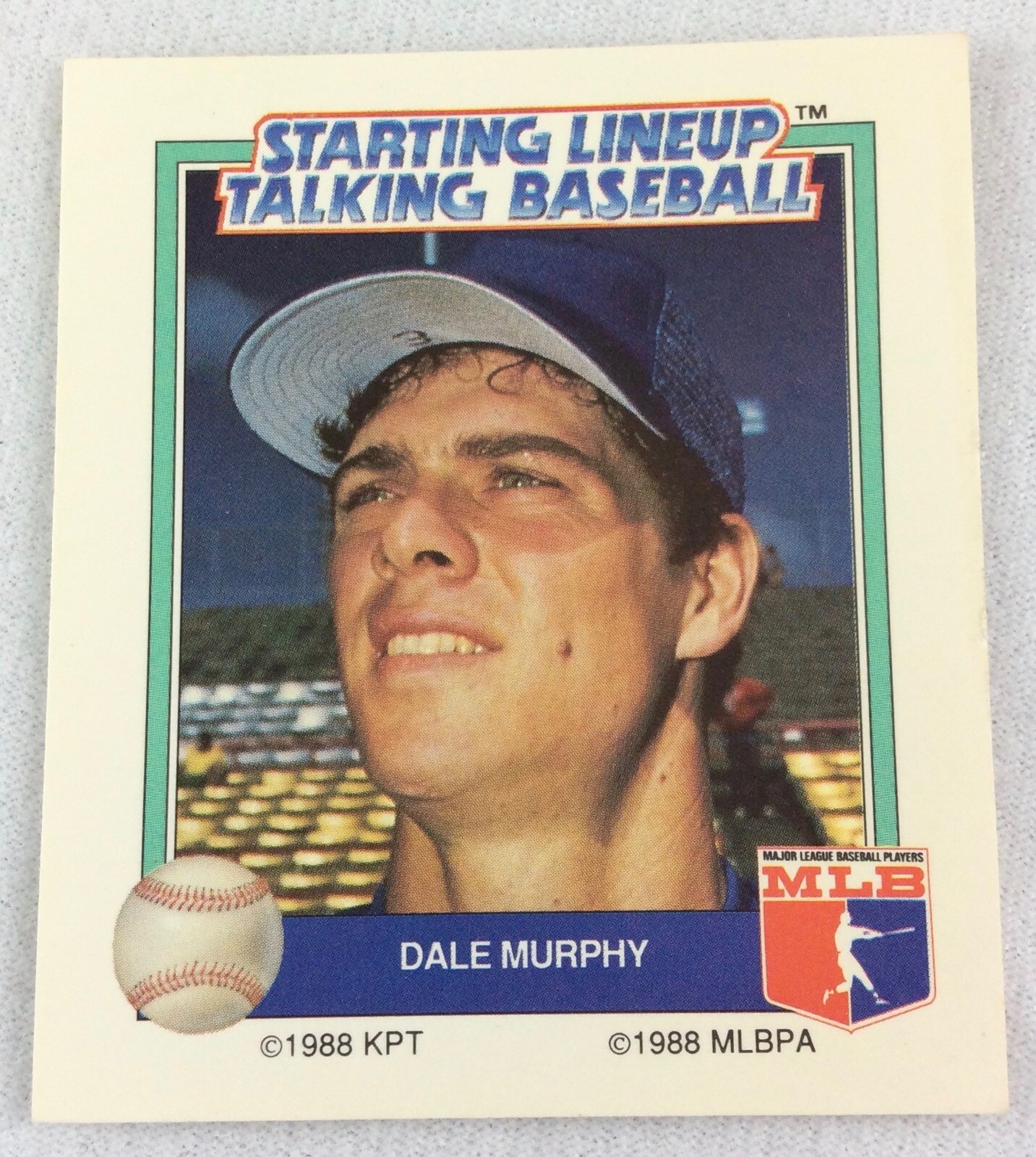 MLB 1988 Starting Lineup Talking Baseball Card - Dale Murphy | eBay