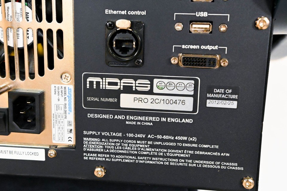 Midas PRO2C Live Digital Audio Mixing Console CG01WMV | eBay