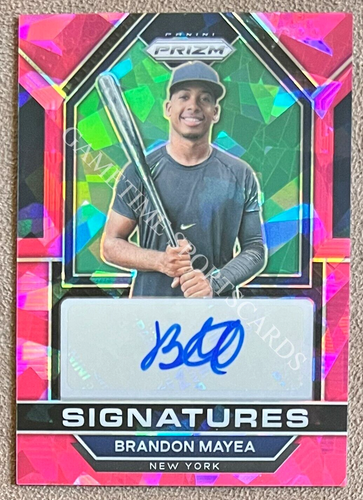 Brandon Mayea 2023 Panini Prizm Pink Ice Autograph #SIG-BM Rookie ...