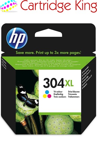 HP 304XL High Yield cartouche d'encre tricolore pour imprimante HP ...