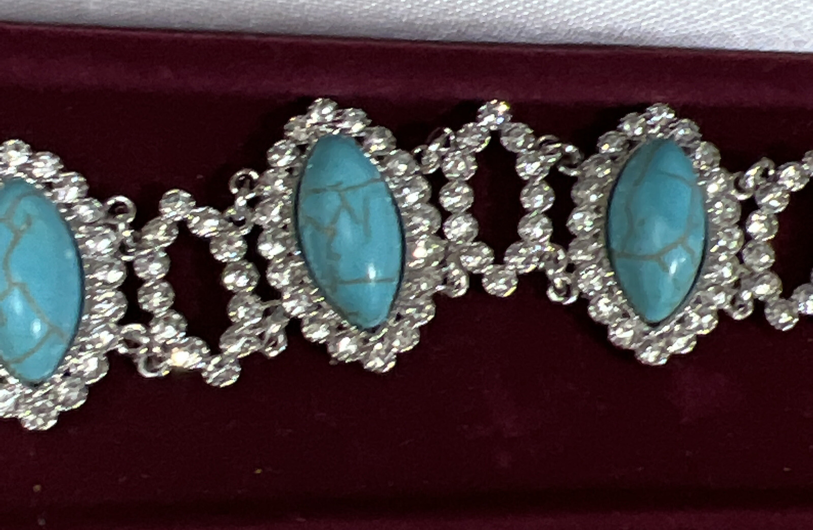 Clarion-Pell Princess Grace Kelly Crystal Turquoise Bracelet | eBay