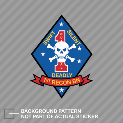 1st Recon Battalion USMC Marine Sticker Decal Vinyl Marines Corp | eBay