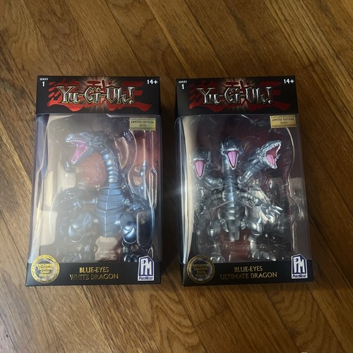 Yu-Gi-Oh! Blue Eyes White & Ultimate Dragon Action Figures Limited ...