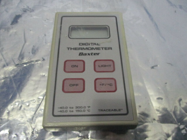Baxter Traceable Digital Thermometer, 452692 | eBay