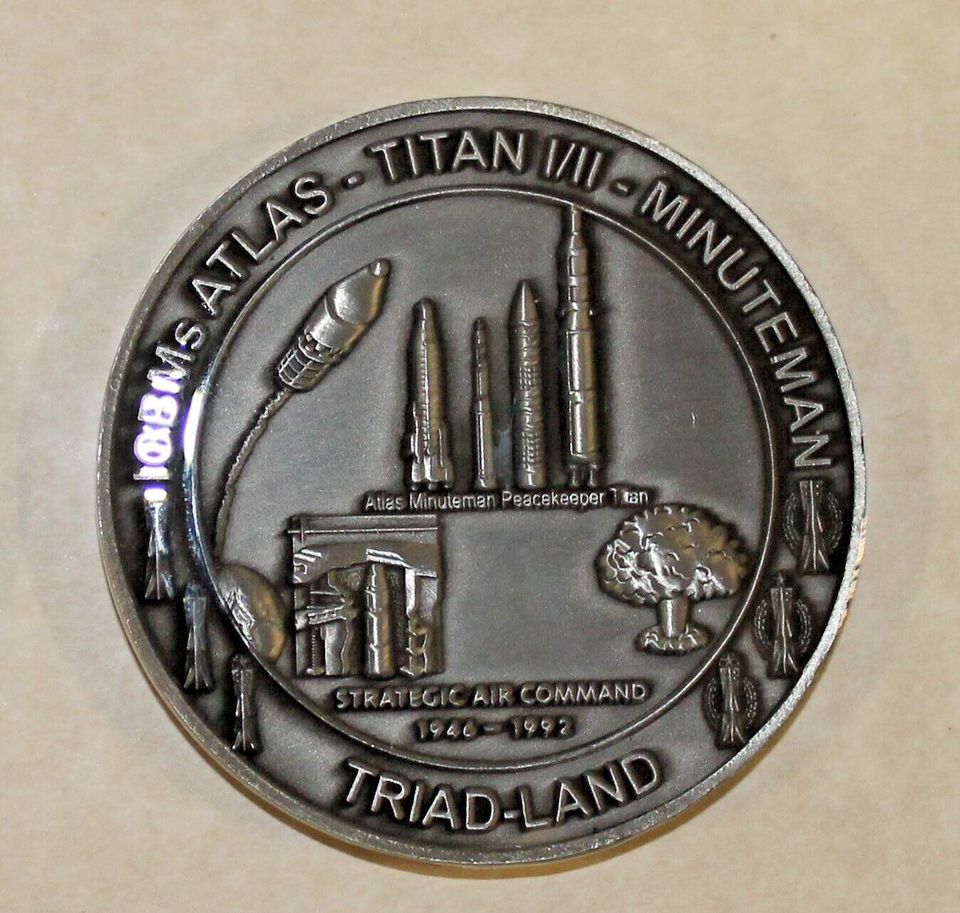 Strategic Air Command SAC ICBMs Nuclear Missile Air Force Challenge ...