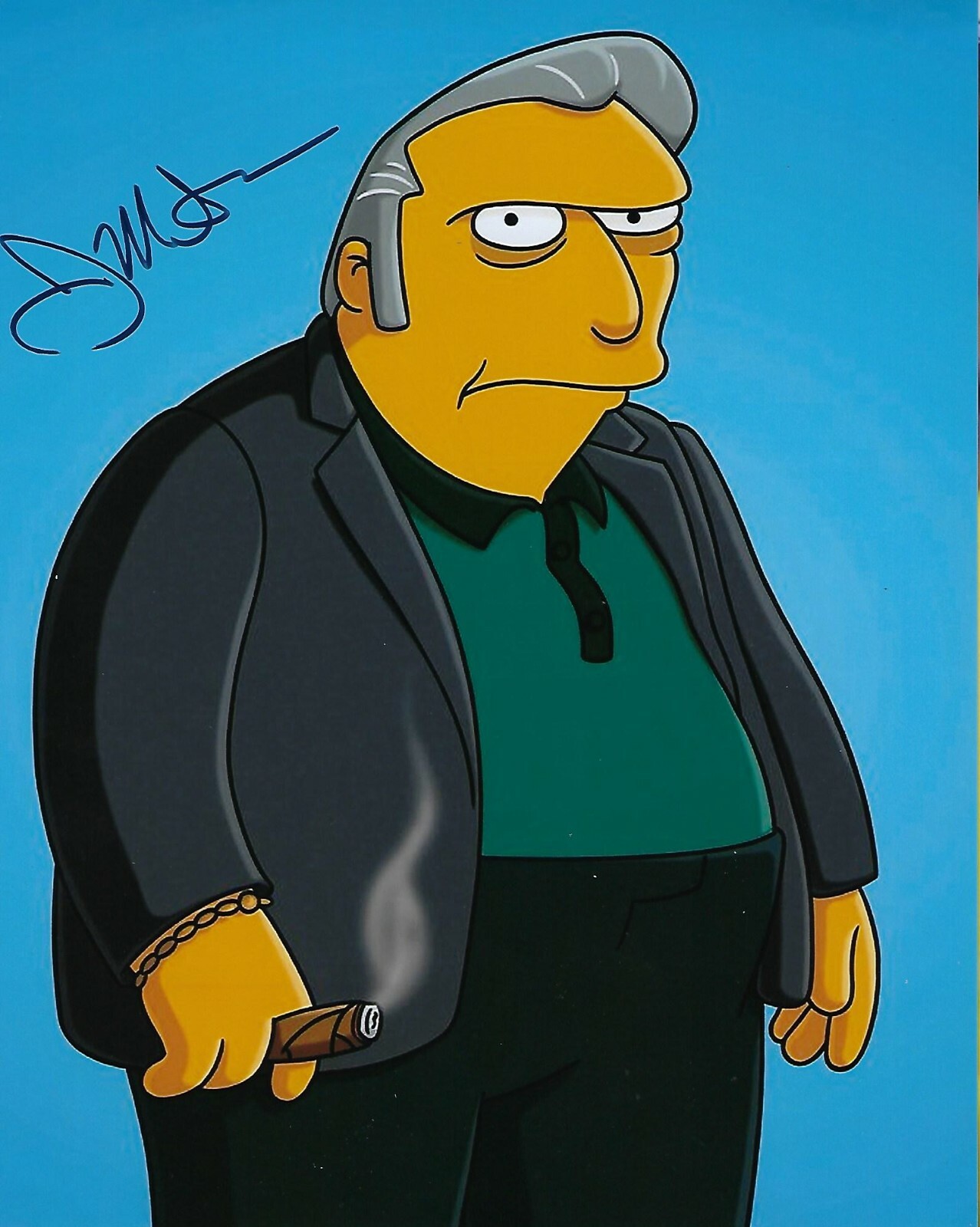 GFA The Simpsons Fat Tony * JOE MANTEGNA * Signed 8x10 Photo J1 COA | eBay
