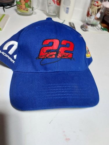 KURT BUSCH #22 PENNZOIL/MOPAR NASCAR STRAP BACK BASEBALL/RACING CAP ...