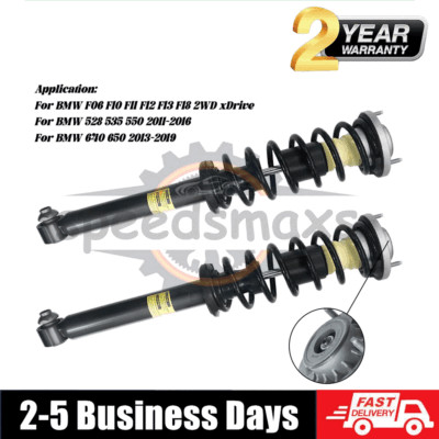 2X Rear Shock Struts Assembly For BMW F10 F11 F12 F13 F18 528i 535i ...