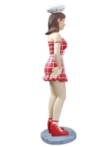 Life Size Waitress Statue Angie Restaurant Prop Decor | eBay