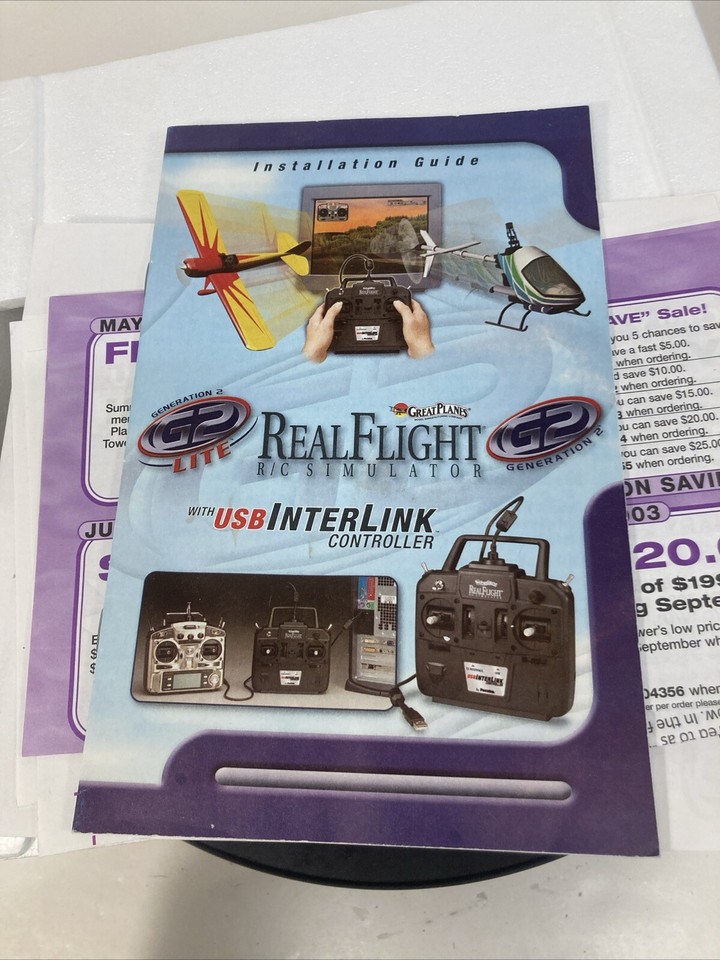 Great Planes Real Flight RC Real Flight Simulator G2 Generation 2 USB ...