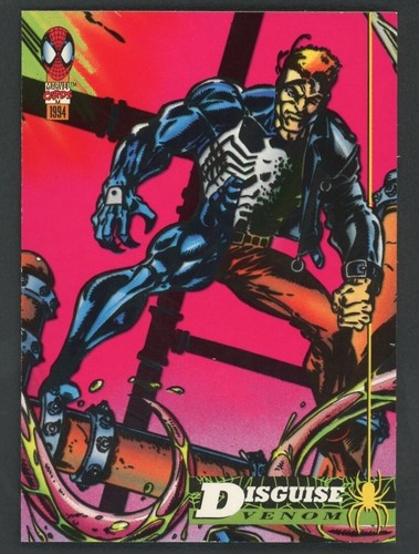 1994 Fleer Marvel Amazing Spider-Man DISGUISE #14 Venom | eBay