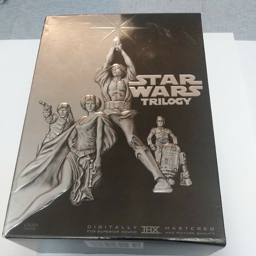 Star Wars Trilogy (DVD, 2004, 4-Disc Set, Widescreen Edition) 4, 5, & 6 ...