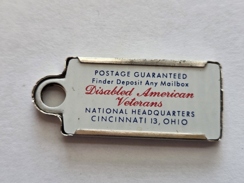1957 North Dakota Tag DAV Keychain License Plate 116-692 | eBay