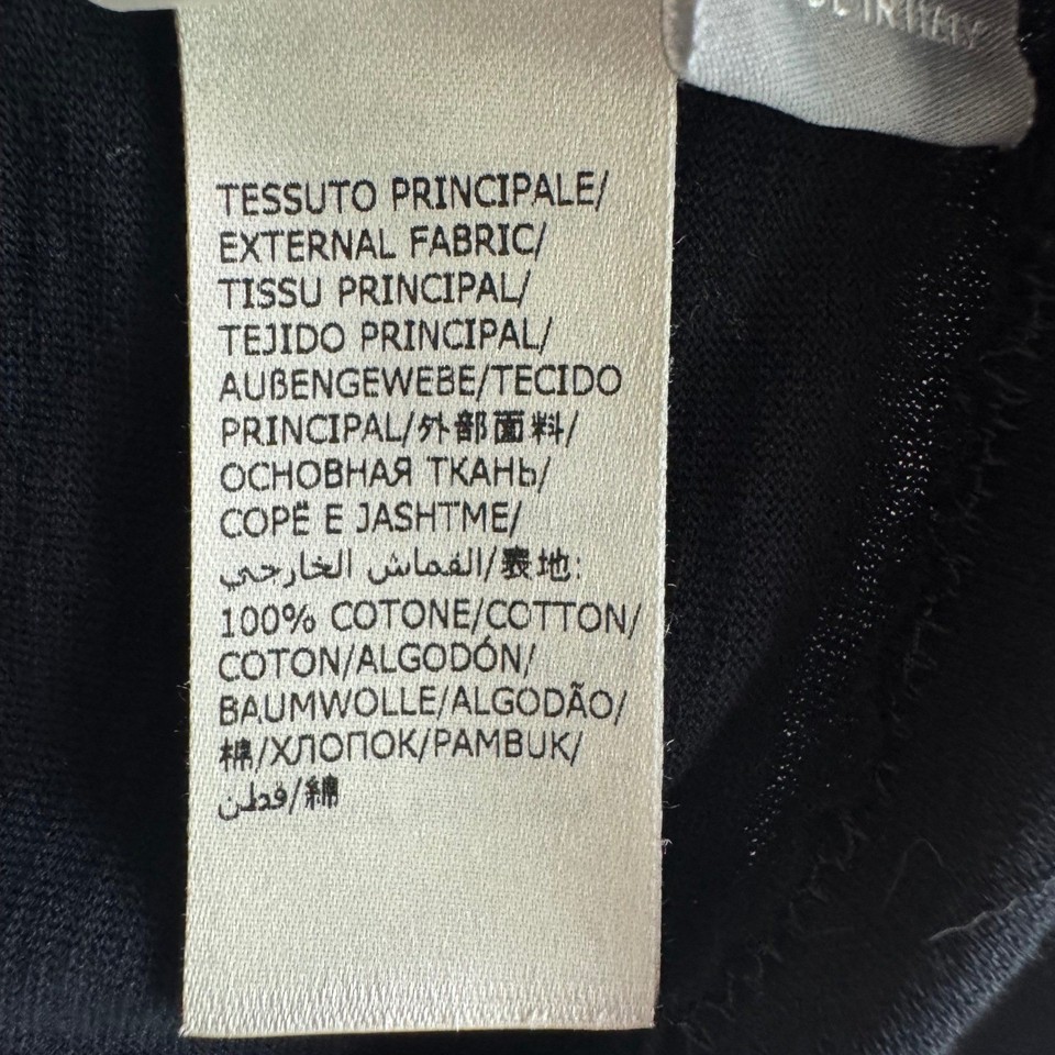 Zanone Ice Cotton Black Long Sleeve Polo Shirt Men's 54 Slowear Made in ...