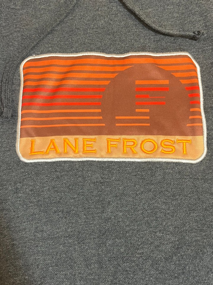 Lane Frost Hoodie Mens Pullover Sweatshirt Western Rodeo Legend Logo ...