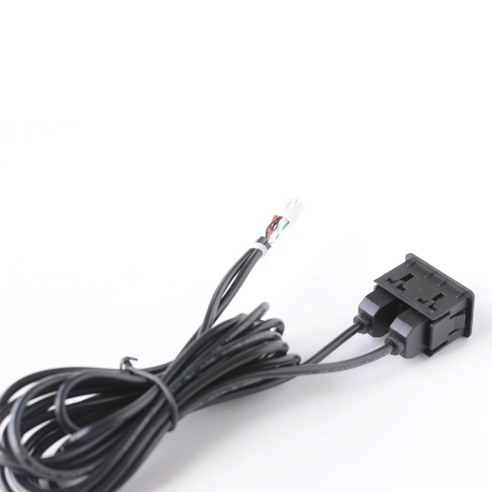 Car Navigation System 6 Pin to USB Audio Input Dual USB Port Panel ...