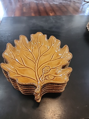 Pottery Barn Fall Plates | eBay