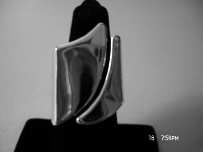 COMMA STYLE FASHION RING, OVERSIZED RING, SIZE: 6 | eBay