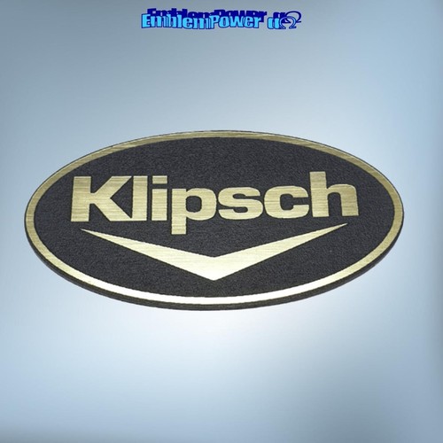 Klipsch 50x26mm DECAL Emblem Sticker Badge Decal Aufkleber 1210 pdx jbl ...