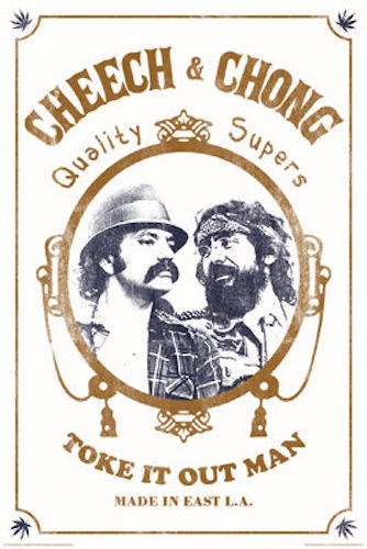 Affiche Cheech Et Chong Marin Tommy Toke It Out Man 24 Pouces Par 36 ...