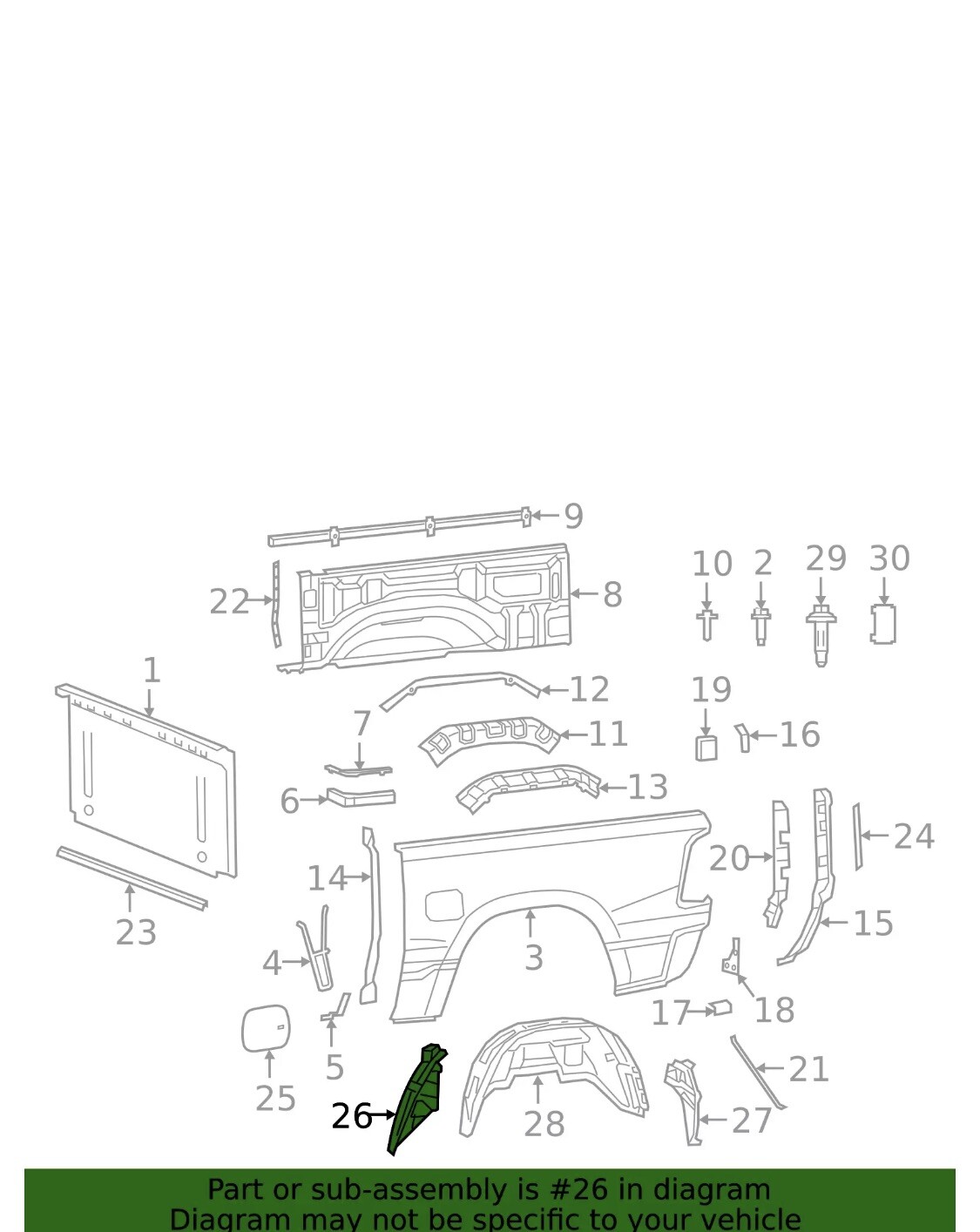 Genuine Factory Mopar Front Shield 68402849AA | eBay