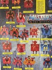 Masters Of The Universe Figure & Vehicle Checklist Poster 1985 Vintage ...