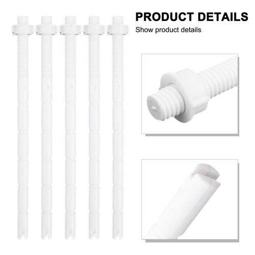 10pcs Plastic Flushing Tank Buttons Rods Toilet Flush Button ...