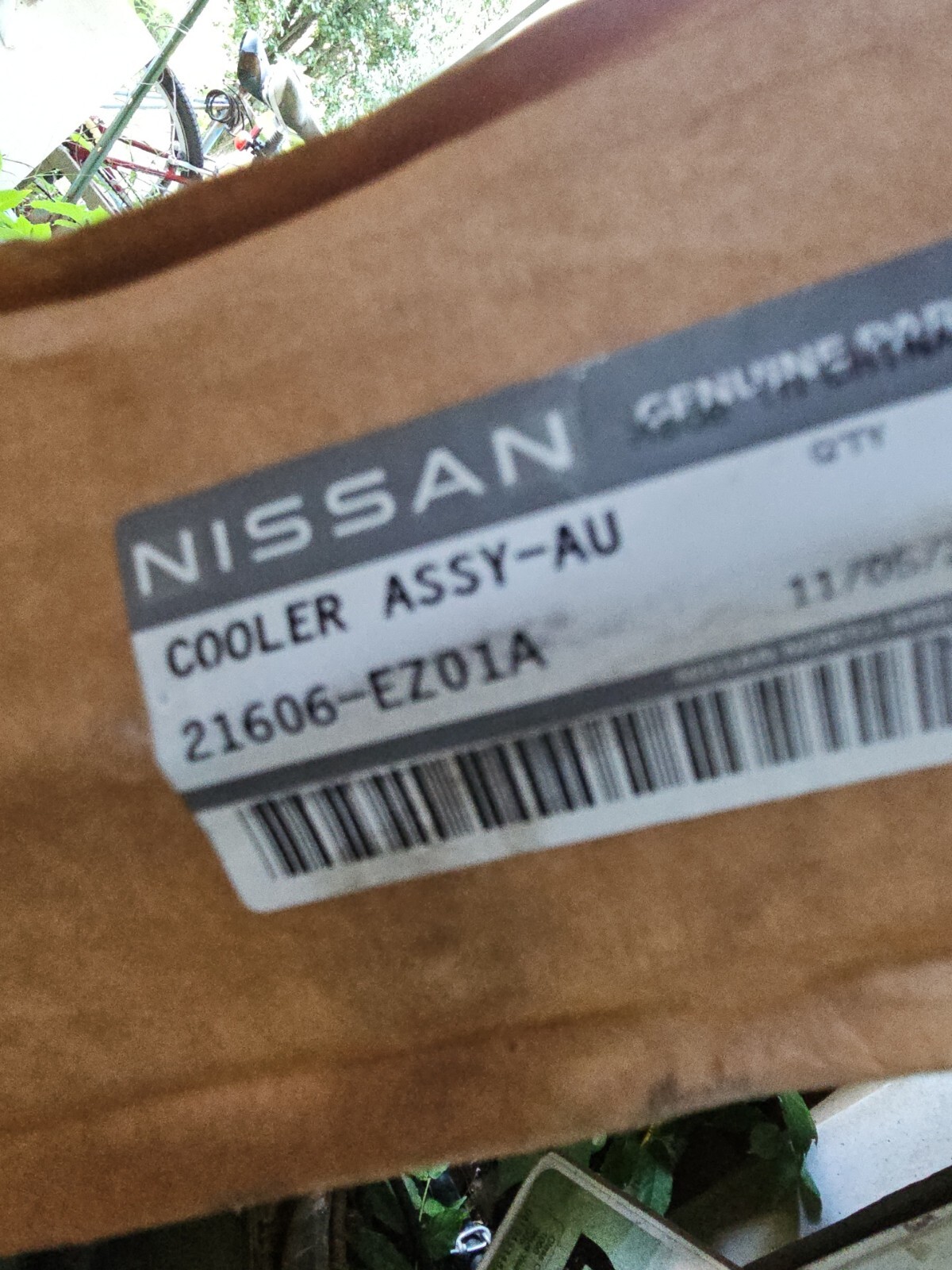 New Genuine Nissan Cooler Assy-Auto Trans Oil 21606EZ01A / 21606-EZ01A ...