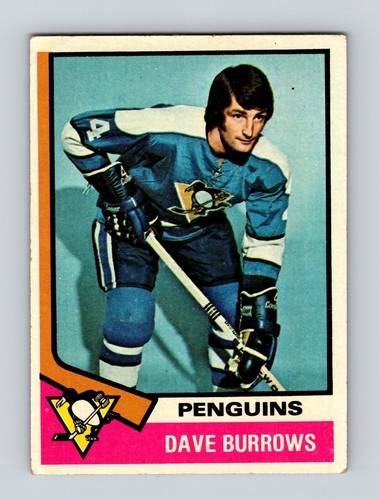 1974-75 Topps - Dave Burrows #241 (A255) | eBay