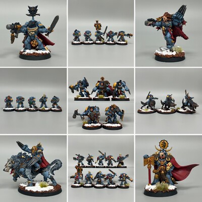 FIRSTBORN SPACE WOLVES WOLF FORCE ARMY WARHAMMER 40K PAINTED GAMES ...