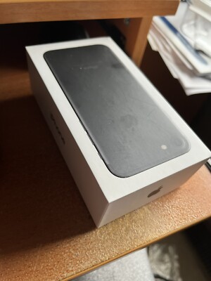 Apple iPhone 7 Box Only - Black 32GB Original Packaging stickers and ...