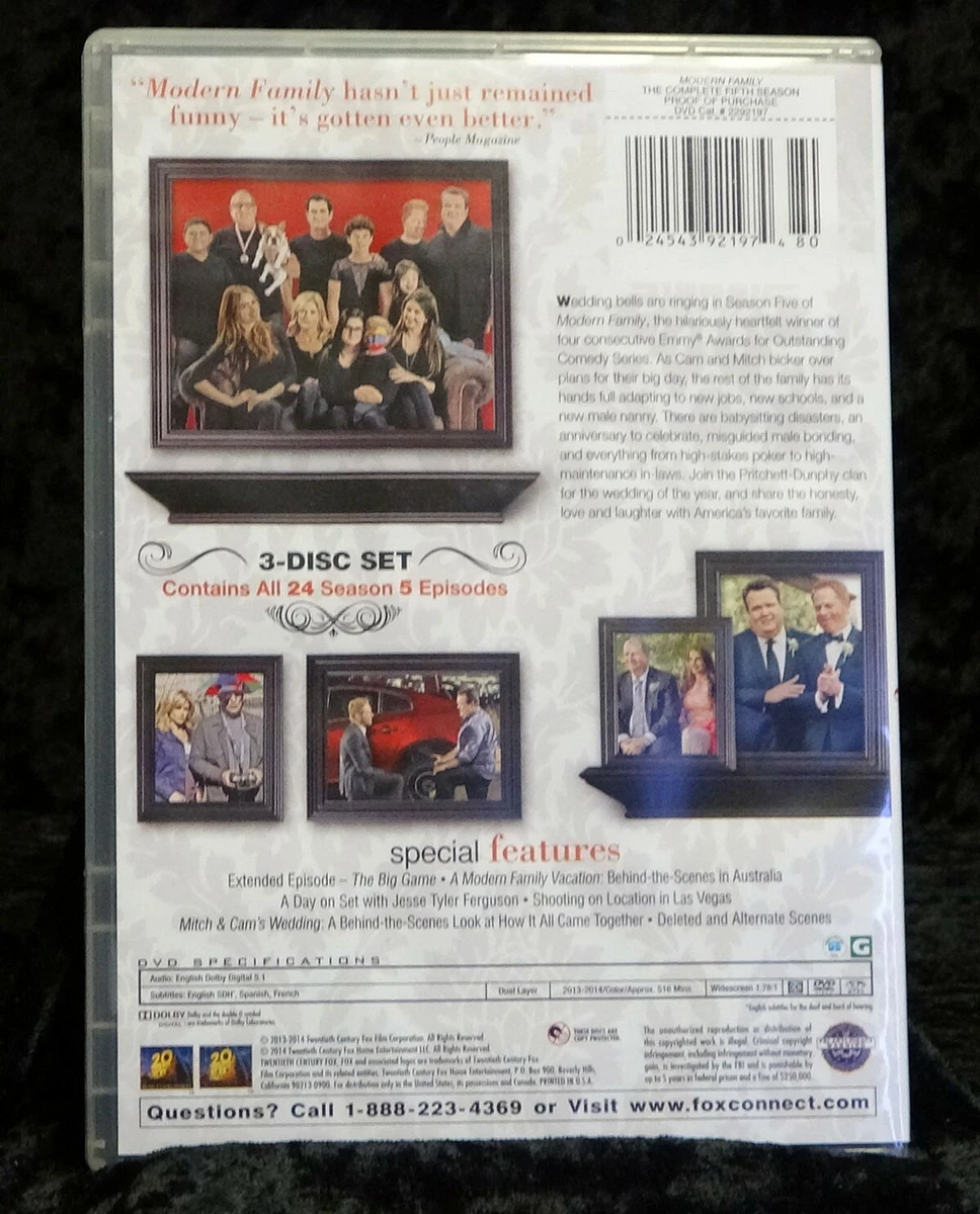 Modern Family Season 5 Dvd Cover