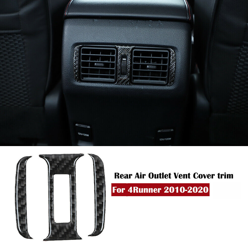 Real Carbon Fiber Rear Air Outlet Vent Switch Trim For 4Runner 2010 ...