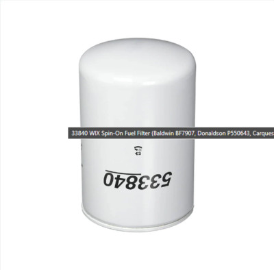 33840 Spin-On Fuel Filter (Baldwin BF7907, Donaldson P550643, Carquest ...