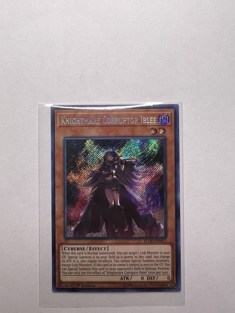 Yu-Gi-Oh! TCG Knightmare Corruptor Iblee Flames of Destruction FLOD ...