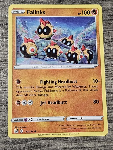 Falinks 110/196 SWSH Lost Origin Pokemon Common Card + Cardsaver | eBay