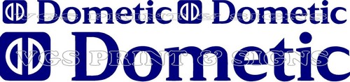 3 X DOMETIC CARAVAN/MOTORHOME DECALS STICKERS CHOICE OF COLOURS #001 ...