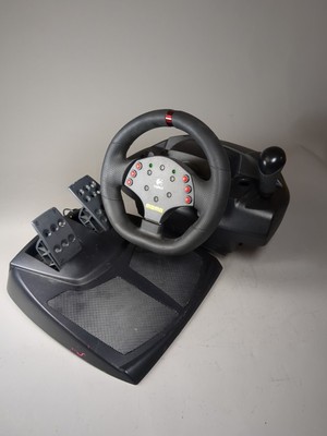 Logitech Momo Force Feedback Wheel & Pedals PC Sim Racing No Power ...
