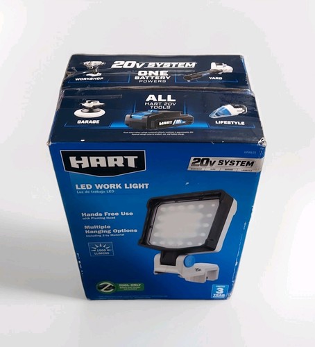 HART LED Work Light 20v 1500 Lumen, Hands Free, Clamp, Battery Not ...