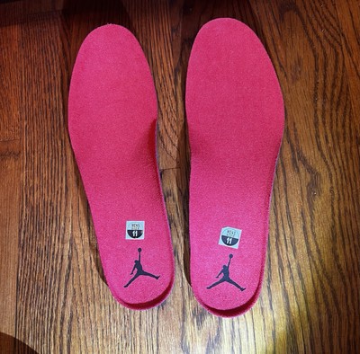 Size 11-11.5M Nike Air Jordan Insole Red | eBay
