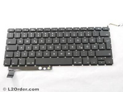 NEW Germany Keyboard for Apple Macbook Pro Unibody A1286 15" 2009 2010 ...