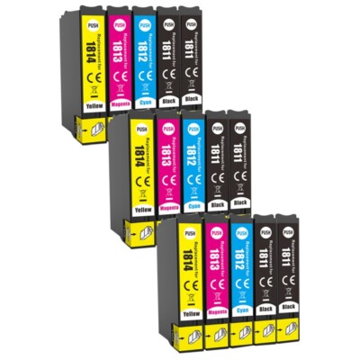 15 ink Cartridge Compatible with Epson XP-102 XP-202 XP-205 XP-212 XP ...