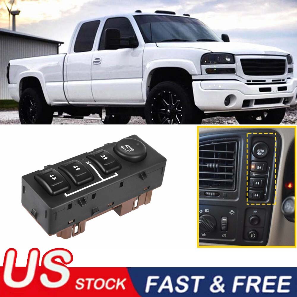 4X4 Transfer Case Selector Control Switch For Chevy Silverado GMC ...