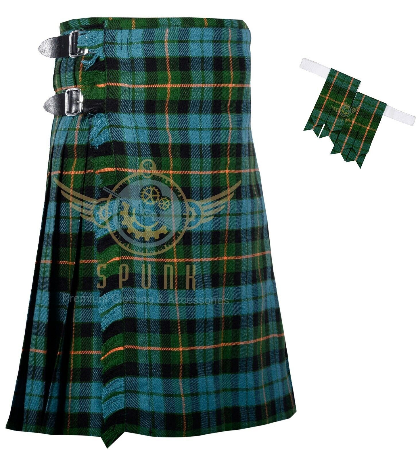 Men's Scottish Traditional 8 yard kilt Clan Tartan Multi Colors With ...