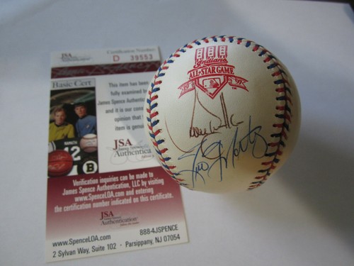 Larry Walker Autograph 1997 AS baseball JSA W/ Tino Martinez | eBay