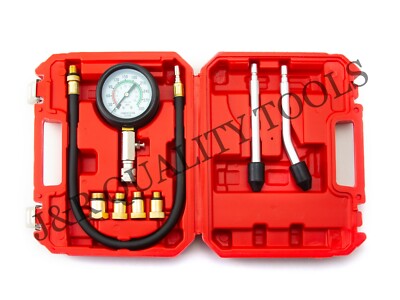 AUTO ATV CAR MOTORCYCLE ENGINE COMPRESSION TESTING GAUGE GAGE CHECK ...