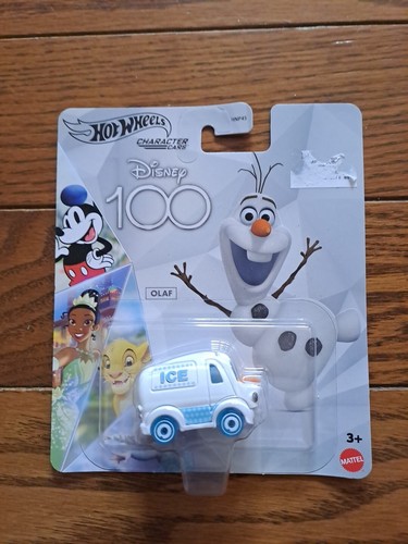 Hot Wheels Disney 100 Years Frozen Olaf Character Car | eBay
