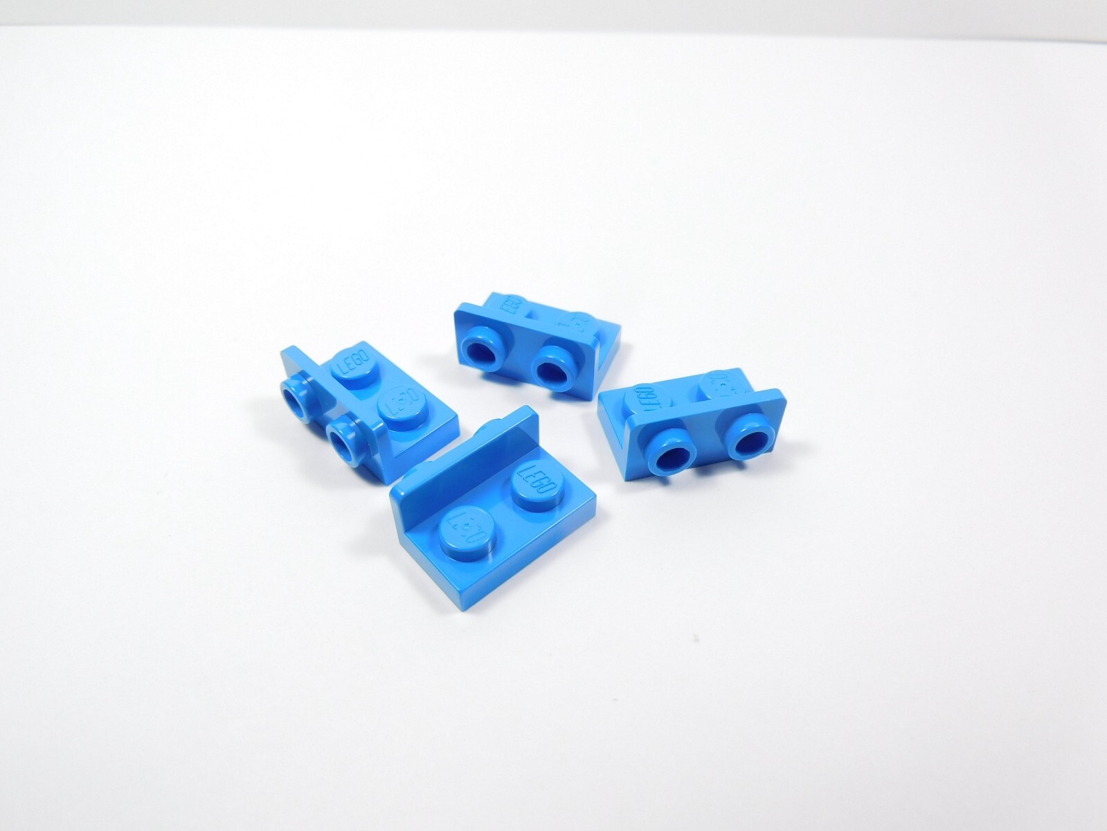 LEGO 4 Dark Azure Blue 1x2-x12 Inverted Brackets E11 | eBay