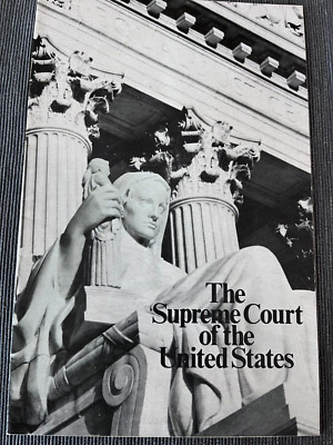 The Supreme Court of the United States 1973 justices booklet | eBay
