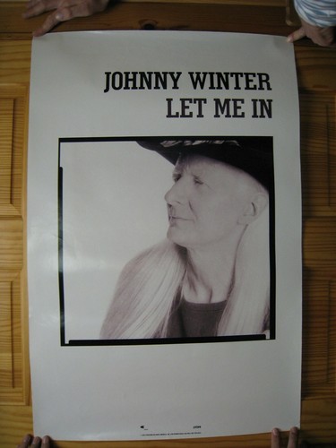 Johnny Winter Poster Let Me In | eBay